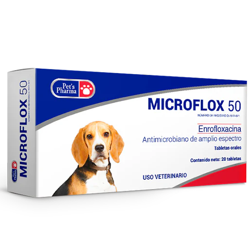 Microflox 50 mg 20 Tabletas - ESPIVET | VETERINARIA | salud y el ...